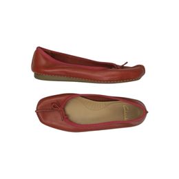 Clarks Ballerina Damen Gr&ouml;&szlig;e 37.5 rot