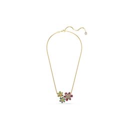 Swarovski Kette 'Idyllia' Damen Gr&ouml;&szlig;e One Size blau / gold / hellgr&uuml;n / pink