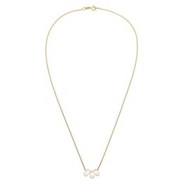 Elli Kette Damen Gr&ouml;&szlig;e 42 gold / perlwei&szlig;