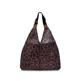 Grippyglow Handtasche 'grippyglow Mesh Bag im Leo Print' Damen Gr&ouml;&szlig;e 48 cm braun