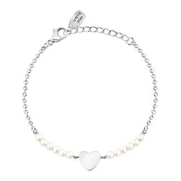 La Petite Story Armband Damen Gr&ouml;&szlig;e One Size silber / perlwei&szlig;
