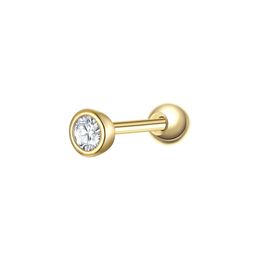 Glanzst&uuml;cke M&uuml;nchen Glanzst&uuml;cke M&uuml;nchen Piercingschmuck 'Happystuds' Damen Gr&ouml;&szlig;e One Size gold / wei&szlig;
