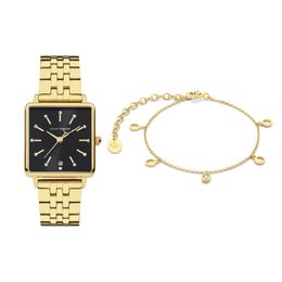 Violet Hamden Set: Uhr und Armband Damen Gr&ouml;&szlig;e One Size gold