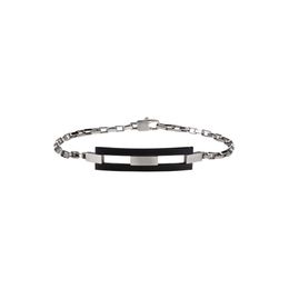 Breil Armband Herren Gr&ouml;&szlig;e One Size silbergrau / schwarz