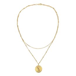 Elli Layer-Kette Damen Gr&ouml;&szlig;e 40 gold