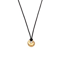 Elli Kette Damen Gr&ouml;&szlig;e 45 gold / schwarz