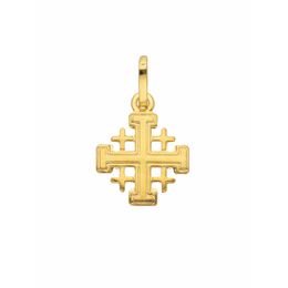 Adelia&acute;s Adelia ́s Anh&auml;nger 'Kreuz Jerusalem' Herren Gr&ouml;&szlig;e One Size gold