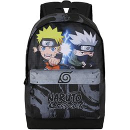 Naruto Rucksack 'Kid-FAN' Jungen Gr&ouml;&szlig;e One Size gelb / grau / schwarz / wei&szlig;
