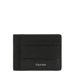 Calvin Klein Kartenetui 'Must' Herren Gr&ouml;&szlig;e One Size schwarz / silber