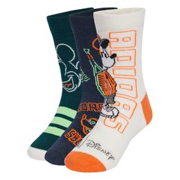 adidas Sportswear Sportsocken 'Adidas X Disney Mickey Mouse' Jungen Gr&ouml;&szlig;e 22/24 marine / tanne / orange / wei&szlig;