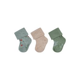 Sterntaler Socken Jungen Gr&ouml;&szlig;e 16/16.5 beige / gr&uuml;n