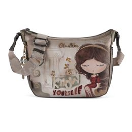 Anekke Schultertasche 'Muse' Damen Gr&ouml;&szlig;e One Size beige / schoko