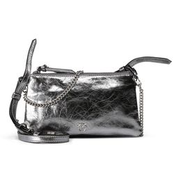 Pinko Schultertasche 'Double Mini' Damen Gr&ouml;&szlig;e One Size silber