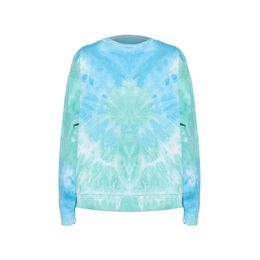 No Matter What Sweatshirt Damen Gr&ouml;&szlig;e S hellblau / hellgr&uuml;n / offwhite