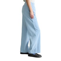 Marc O'Polo Damen Chinohose "mit l&auml;ssiger Bubble-Struktur"blau dusk, Gr. XS, MARC O'POLO DENIM, unifarben, Cord, Obermaterial: 100% Baumwolle, Hosen
