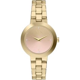 Armani Exchange Uhr Damen Gr&ouml;&szlig;e One Size gold