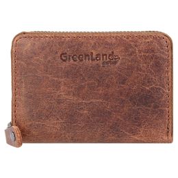 GreenLand Nature Portemonnaie 'Montana' Damen Gr&ouml;&szlig;e XS/XL braun