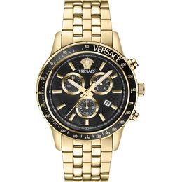 Versace Uhr Herren Gr&ouml;&szlig;e One Size gold / schwarz