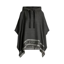 JOOP! Poncho Damen Gr&ouml;&szlig;e one size grau / dunkelgrau