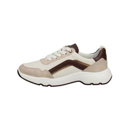Ara Damen Sneaker "Ara Sneaker Leder", Gr. 41beige, mocha, Leder, Schuhe