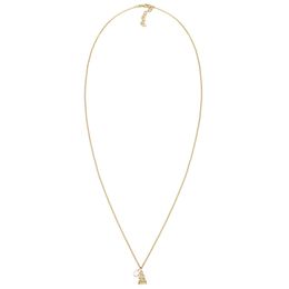 Elli Premium Kette 'BUDDHA' Damen Gr&ouml;&szlig;e 80 gold / rosa