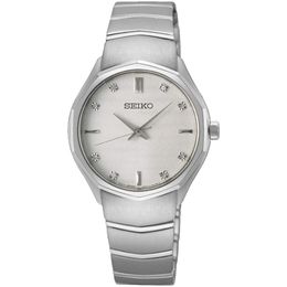Seiko Uhr Damen Gr&ouml;&szlig;e One Size silber / wei&szlig;