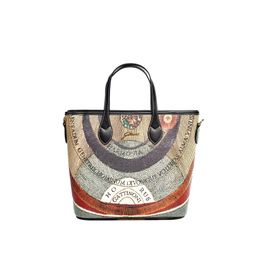 Gattinoni Shopper Damen Gr&ouml;&szlig;e One Size beige / marine / dunkelorange / schwarz