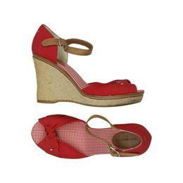 Tommy Hilfiger Sandalen Damen Gr&ouml;&szlig;e 40 rot