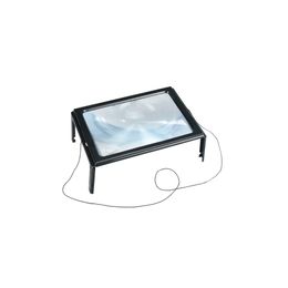 Wenko LED Leselupe Herren Gr&ouml;&szlig;e B: 29.5cm x H: 10.5cm x T: 17.5cm schwarz / transparent