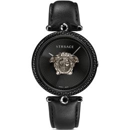 Versace Uhr 'Palazzo' Damen Gr&ouml;&szlig;e One Size grau / schwarz / silber