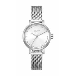 DKNY Analoguhr 'Soho Mini' Damen Gr&ouml;&szlig;e One Size silber