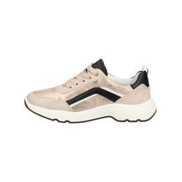 Ara Damen Sneaker "Ara Sneaker Leder", Gr. 39beige, schwarz, Leder, Schuhe