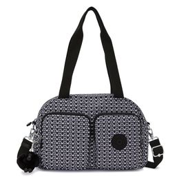 Kipling Schultertasche 'Cool Defea' Damen Gr&ouml;&szlig;e One Size schwarz / wei&szlig;