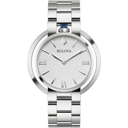 Bulova Analoguhr Damen Gr&ouml;&szlig;e One Size silber