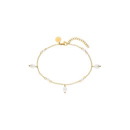 PURELEI Fu&szlig;schmuck 'Pearl Drop' Damen Gr&ouml;&szlig;e one size gold / perlwei&szlig;