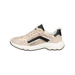 Ara Damen Sneaker "Ara Sneaker Leder", Gr. 41beige, schwarz, Leder, Schuhe