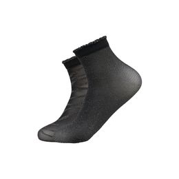 comma, COMMA Socken Damen Gr&ouml;&szlig;e 36/41 anthrazit / silber
