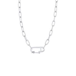 Elli Halskette Basic Kette Damen Gr&ouml;&szlig;e 40 silber