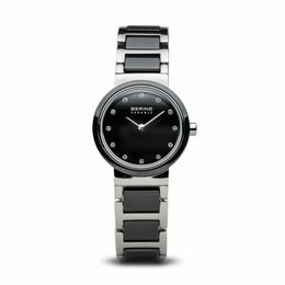 Bering Uhr Damen Gr&ouml;&szlig;e One Size schwarz / silber