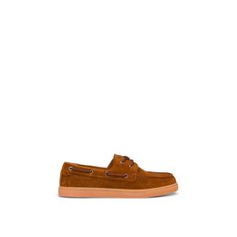 Marc O'Polo MARC O'POLO Herren Mokassin "aus Veloursleder", Gr. 45cognac, Obermaterial: 100% Leder, unifarben, Schuhe