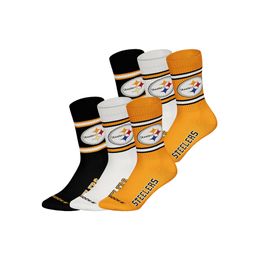 Huddle Socken 'Huddle x NFL' Herren Gr&ouml;&szlig;e 43/46 blau / orange / schwarz / wei&szlig;