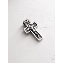 Reytel Anh&auml;nger 'THE CRUCIFIXION OF JESUS CHRIST. PROTECTION' Herren Gr&ouml;&szlig;e One Size silber