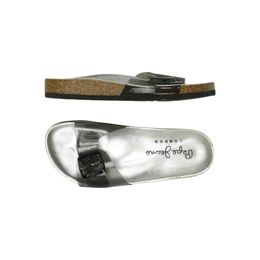 Pepe Jeans Sandalen Damen Gr&ouml;&szlig;e 37 silber