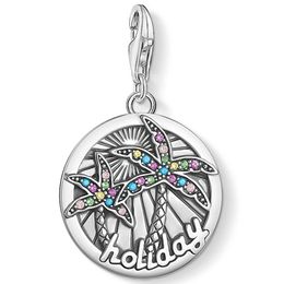 Thomas Sabo Anh&auml;nger 'Coin Tropical' Damen Gr&ouml;&szlig;e One Size silber