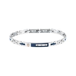 Maserati Armband Herren Gr&ouml;&szlig;e One Size blau / silber