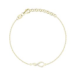FAVS. FAVS Armband Damen Gr&ouml;&szlig;e One Size gold / transparent