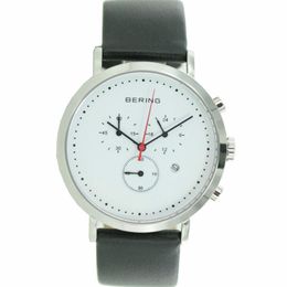 Bering Uhr Herren Gr&ouml;&szlig;e One Size rot / schwarz / silber / wei&szlig;