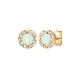 Elli Premium Ohrringe Damen Gr&ouml;&szlig;e One Size opal / gold