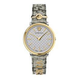 Versace Uhr Damen Gr&ouml;&szlig;e One Size gold / grau / khaki