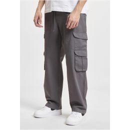 DEF Herren Cargohose "DEF DEF Pure Cargopants"grau, Gr. S, unifarben, 100% Baumwolle, Hosen